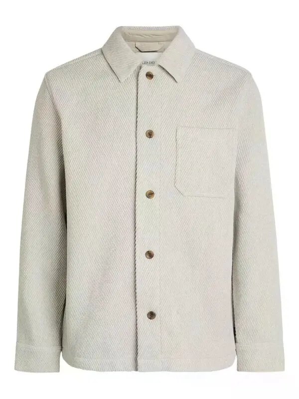 LES DEUX Buttoned Chest-pocket Shirt