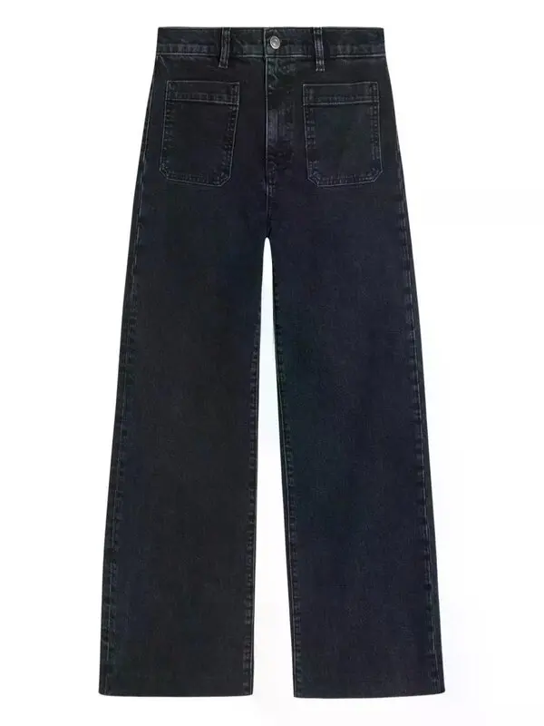 FRAME Front-pocket Wide-leg Jeans