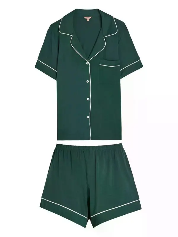 Eberjey Gisele Pyjama Set - Green