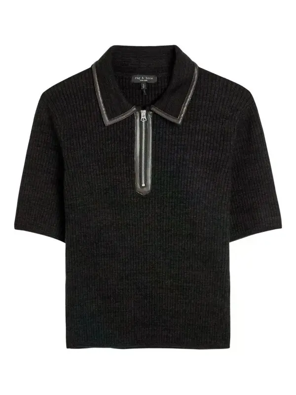Rag & Bone Caterina Zip-fastening Polo Shirt