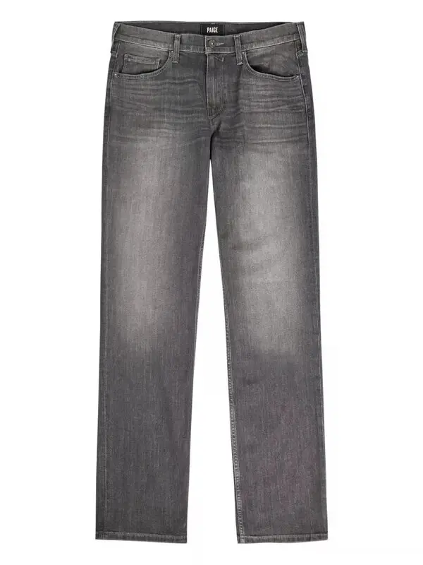 Paige Normandie Straight-leg Jeans - Grey