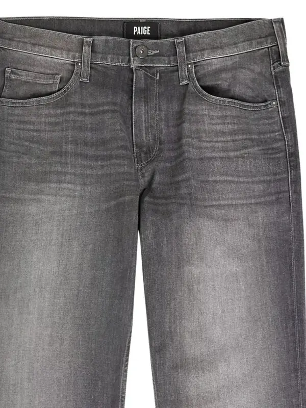 Paige Normandie Straight-leg Jeans - Grey