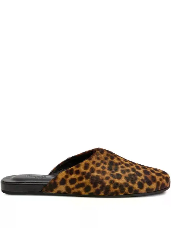 ANCIENT GREEK SANDALS Leopard-print Mules
