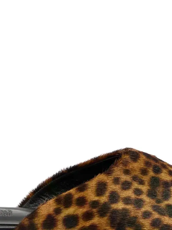 ANCIENT GREEK SANDALS Leopard-print Mules