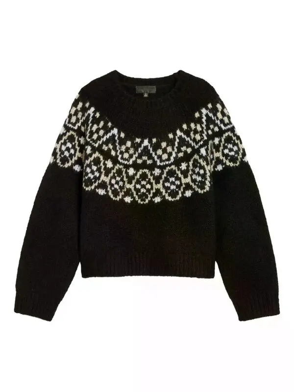 NILI LOTAN Fair Isle Patterned Sweater
