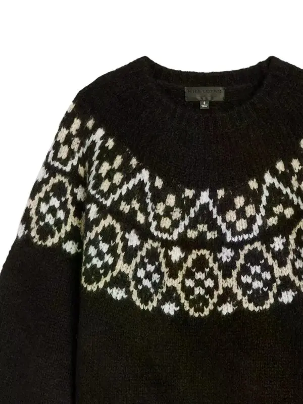 NILI LOTAN Fair Isle Patterned Sweater