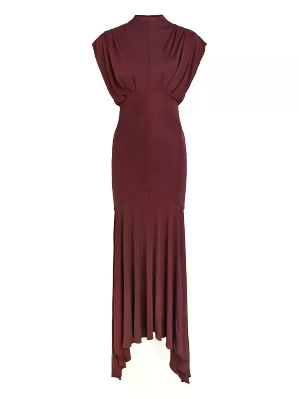 DE LA VALI Vasudha Draped Maxi Dress