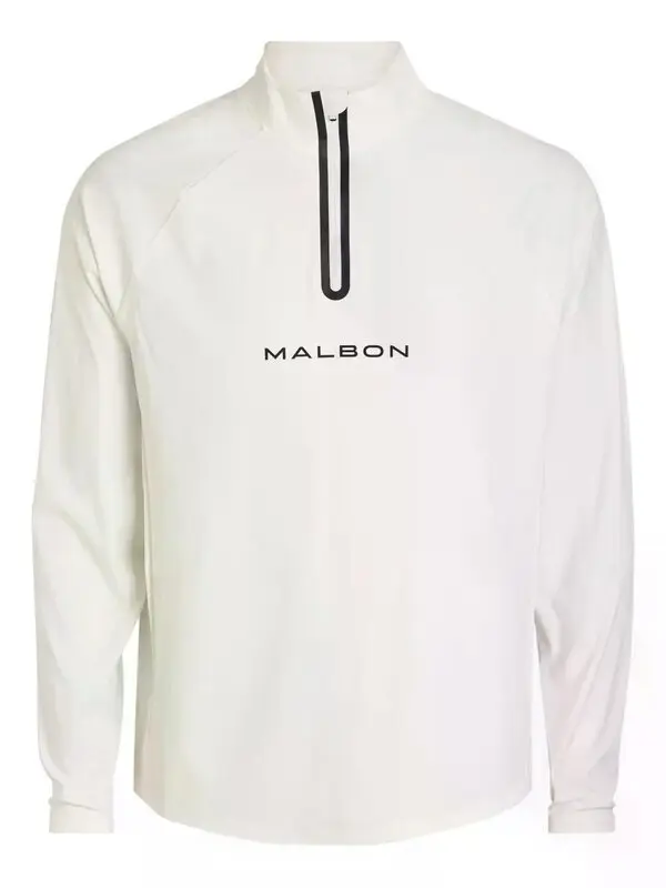 MALBON Half-zip Sweatshirt - Neutrals