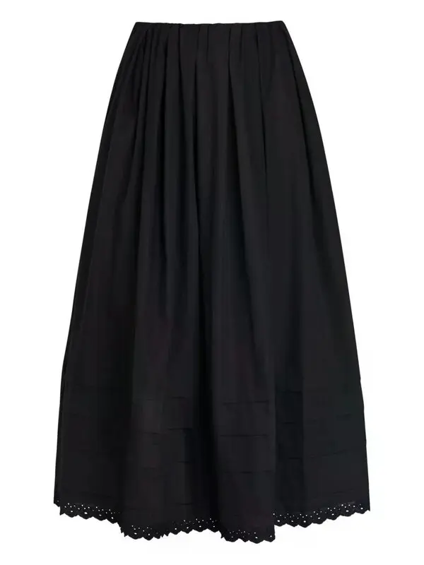 Faithfull The Brand Ruth Broderie-anglaise Midi Skirt