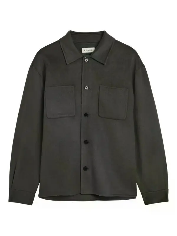 FRAME Chest Pocket Overshirt - Grey