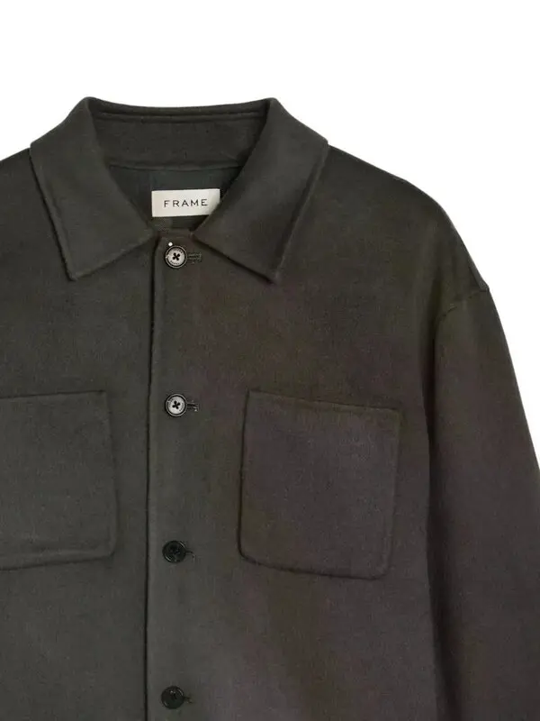 FRAME Chest Pocket Overshirt - Grey