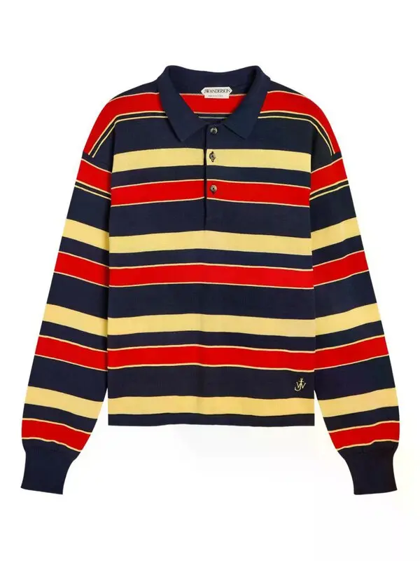 JW Anderson Striped Polo Top