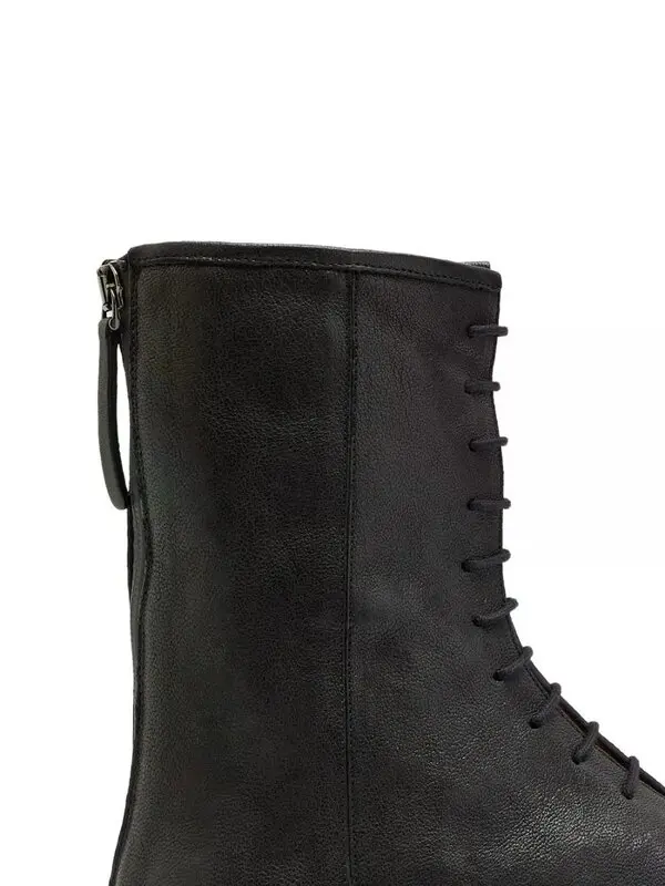 Legres Lace-up Leather Ankle Boots
