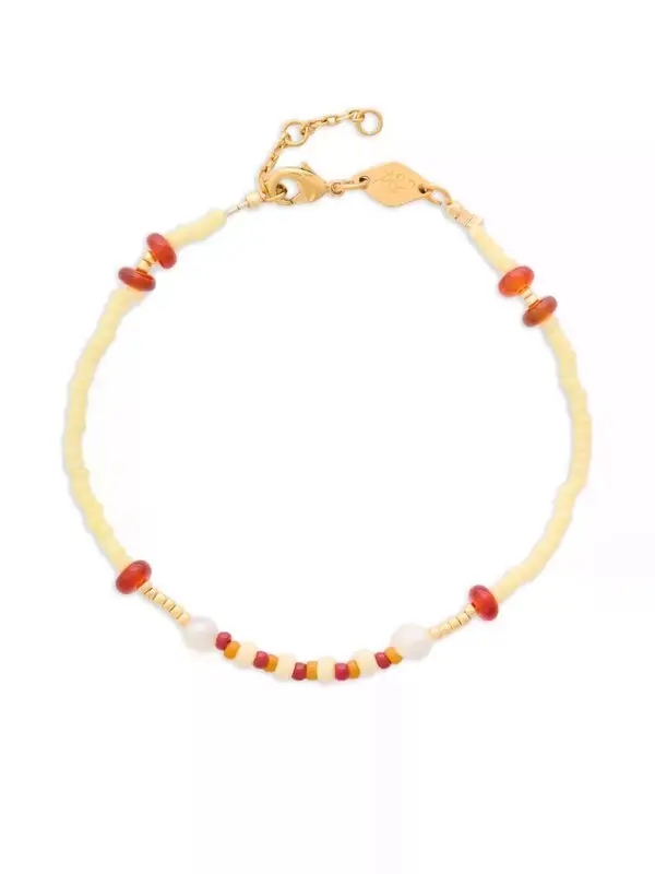 Anni Lu Dizzy Moon Beaded Bracelet - Yellow