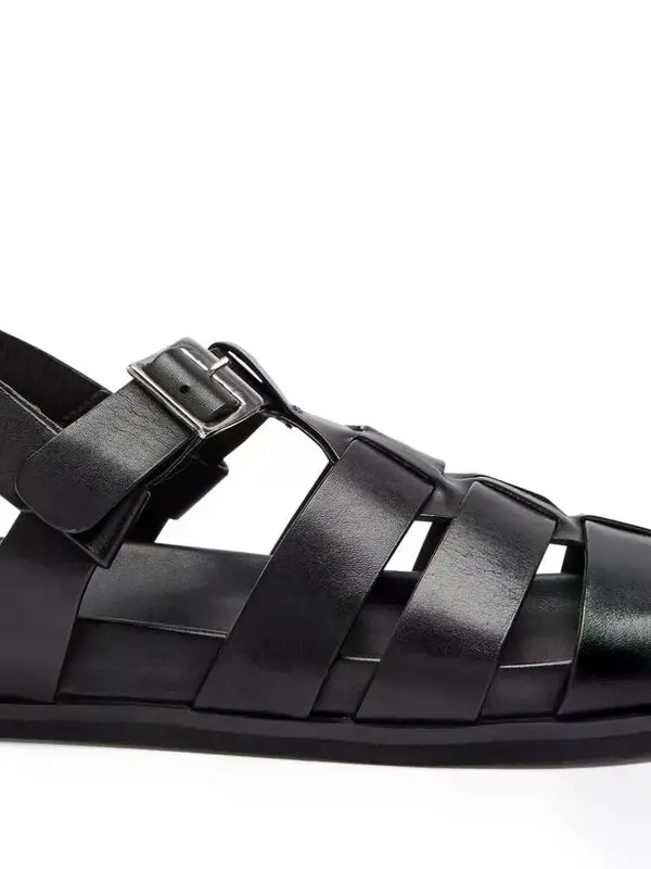 Grenson Leather Caged Sandals