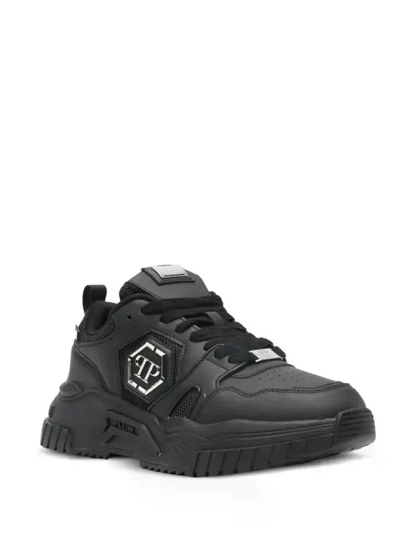 Philipp Plein Logo Plaque Sneakers