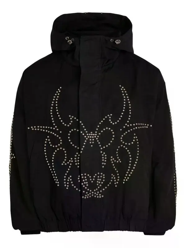 CHEW FOREVER Studded Hooded Jacket