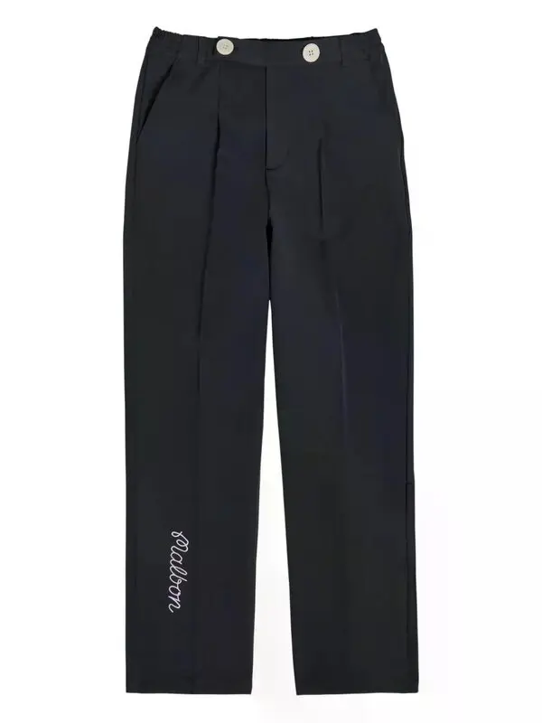 MALBON Oliver Embroidered Trousers - Black