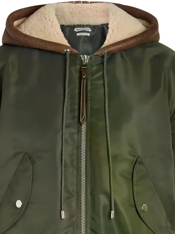 JW Anderson Long-sleeve Hooded Bomber Jacket