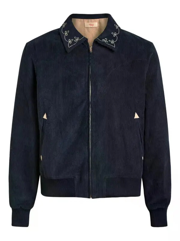 CHERRY LA Charro Embroidered Corduroy Jacket