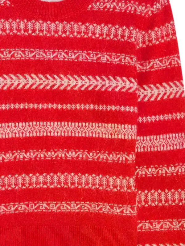 ETOILE Amity Fair Isle Striped Sweater