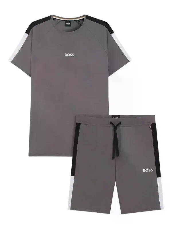 BOSS Colour-block Two-piece Set - Grey