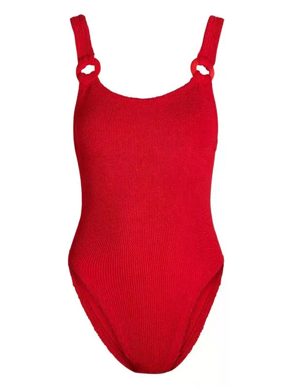 Hunza G Ring Strap Swimsuit - Red