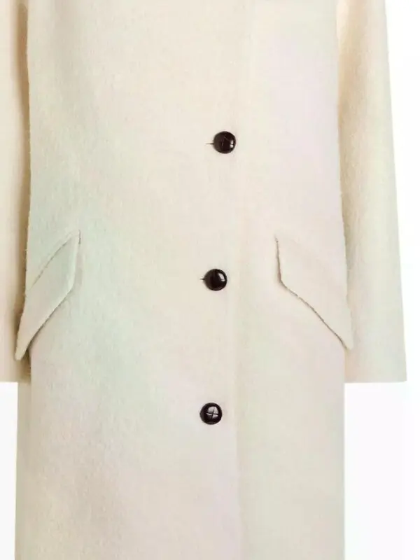 ETOILE Button-fastening Collar Coat