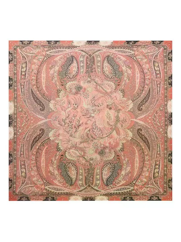 Etro Floral-paisley Shawl - Pink
