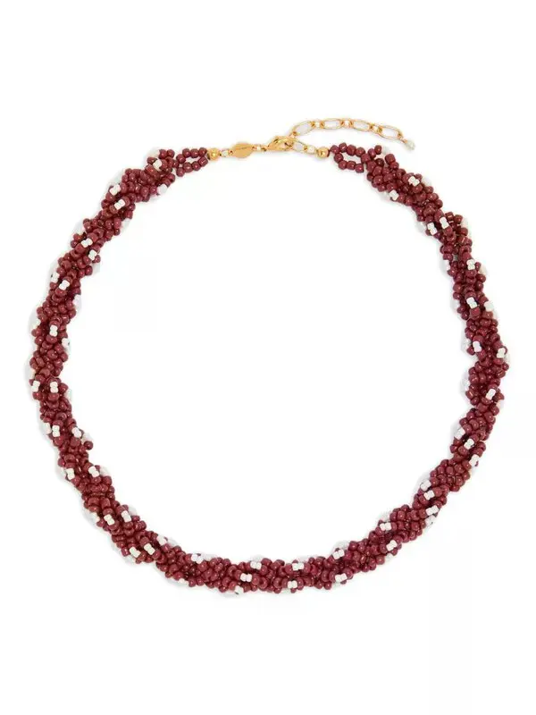 Anni Lu Rodeo Beaded Necklace - Red