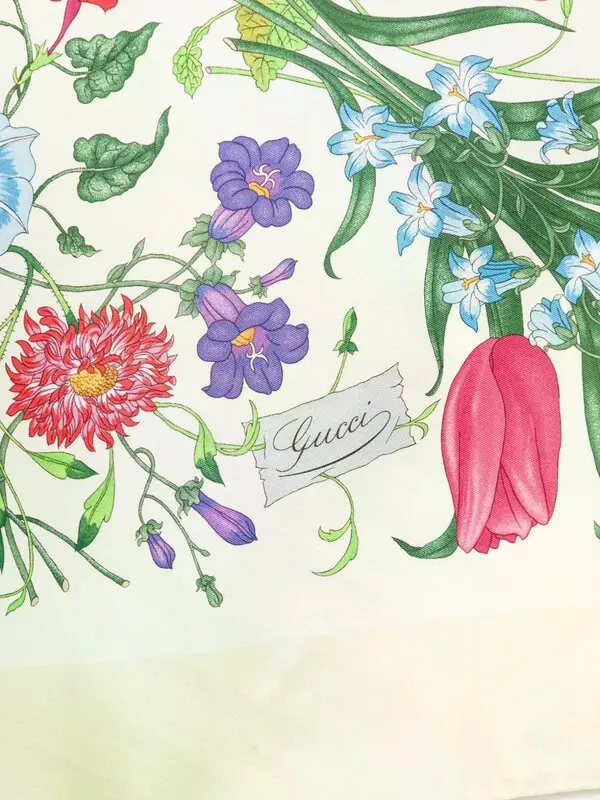 Gucci Floral-print Scarf