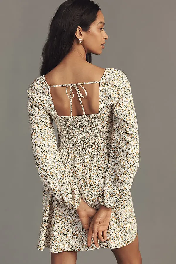 chinese dress ladies Farm Rio x Anthropologie Long-Sleeve V-Neck Floral Maxi Dress – Luxy Thrift
