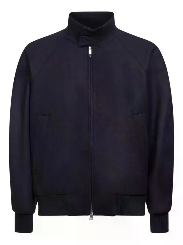 Fendi Embossed Patch Zip Jacket