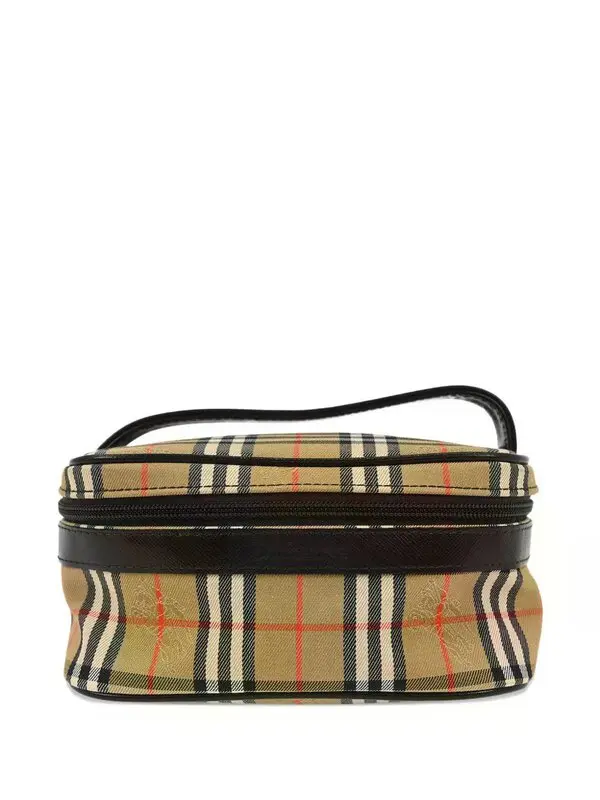 Burberry 1990-2000s Check Vanity Bag