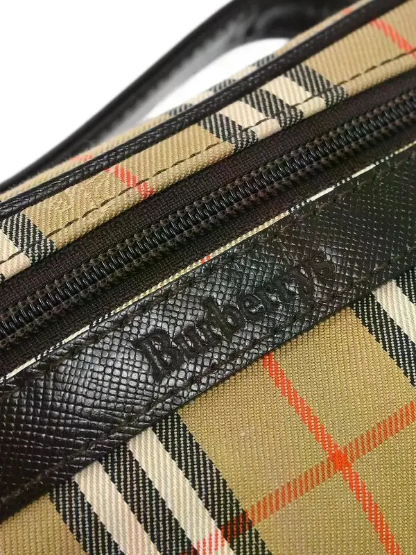 Burberry 1990-2000s Check Vanity Bag