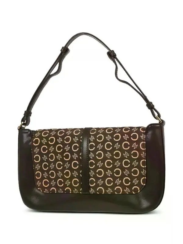 Celine 1990-2000s Printed Buckle Handbag
