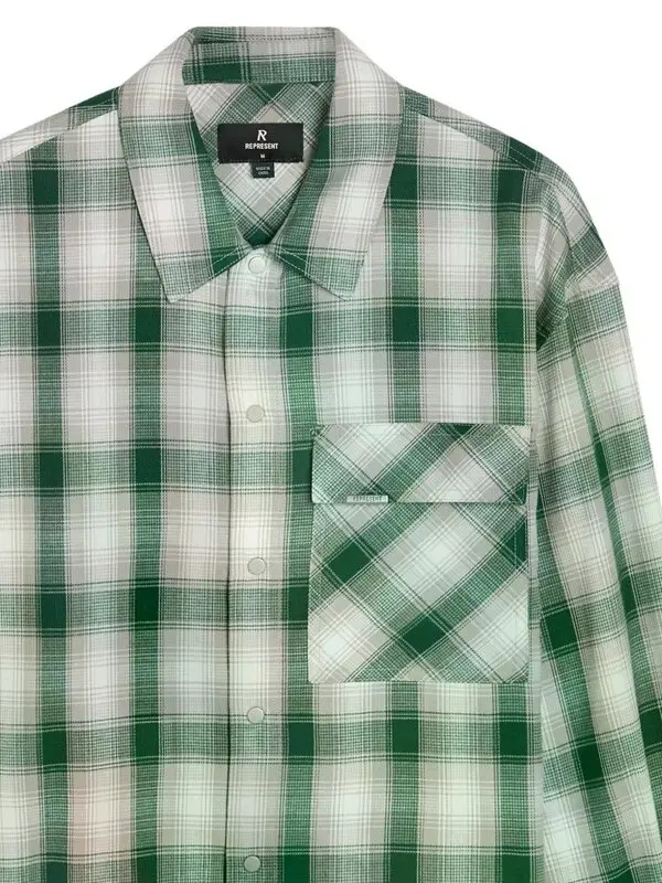 REPRESENT Check-pattern Shirt