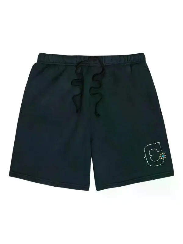 CHERRY LA Logo-embroidered Drawstring Shorts