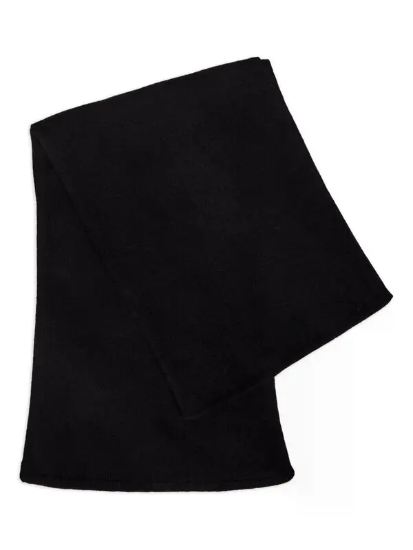 John Smedley Quartz Scarf - Black