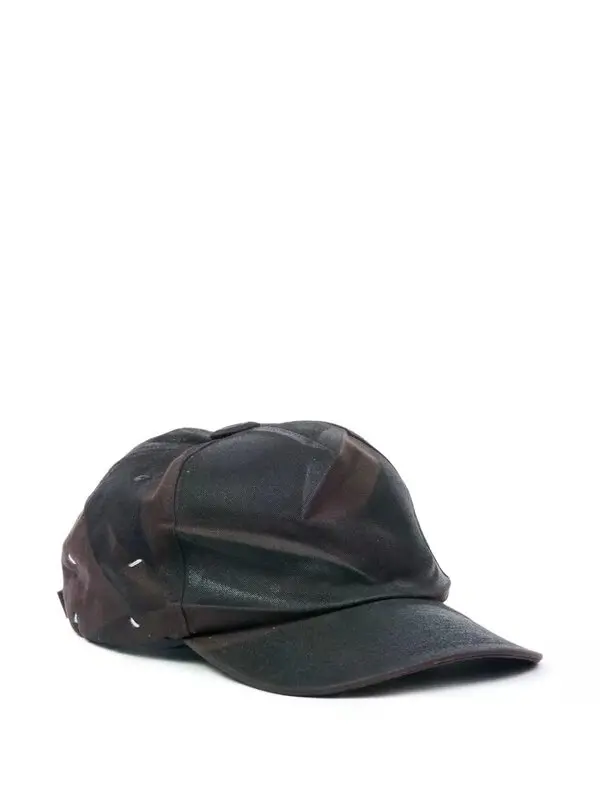 MAISON MARGIELA Stitching-detail Baseball Cap - Brown