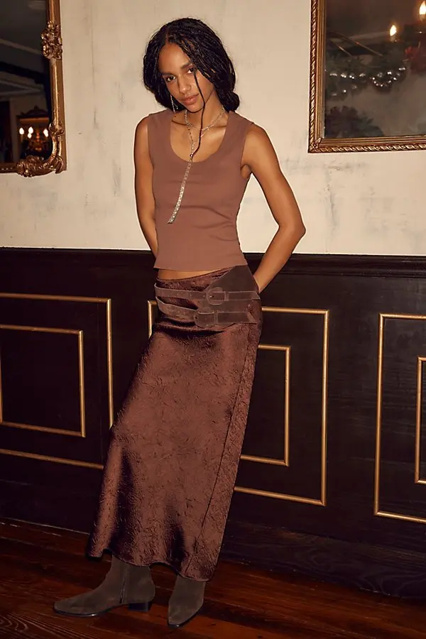 Free People We The Free Ballad Reversible Tank - Mink