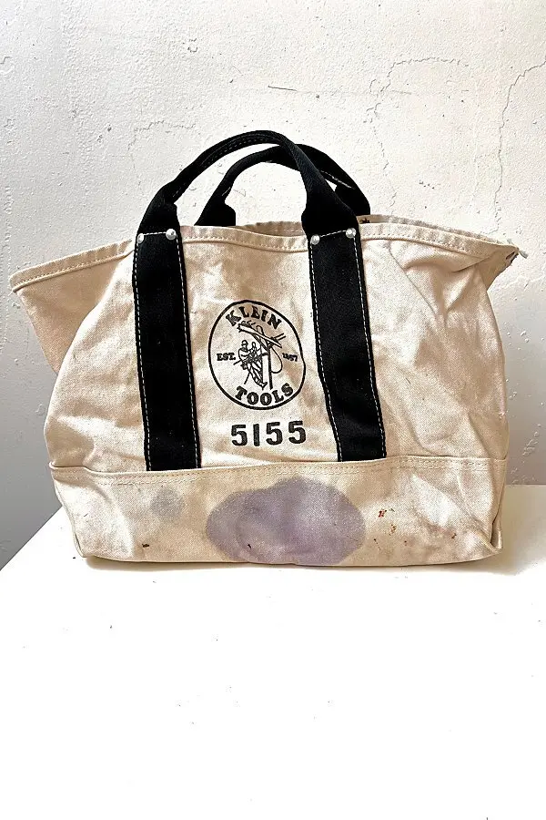 ANNA CORINNA Vintage Klein Tools Canvas Tote