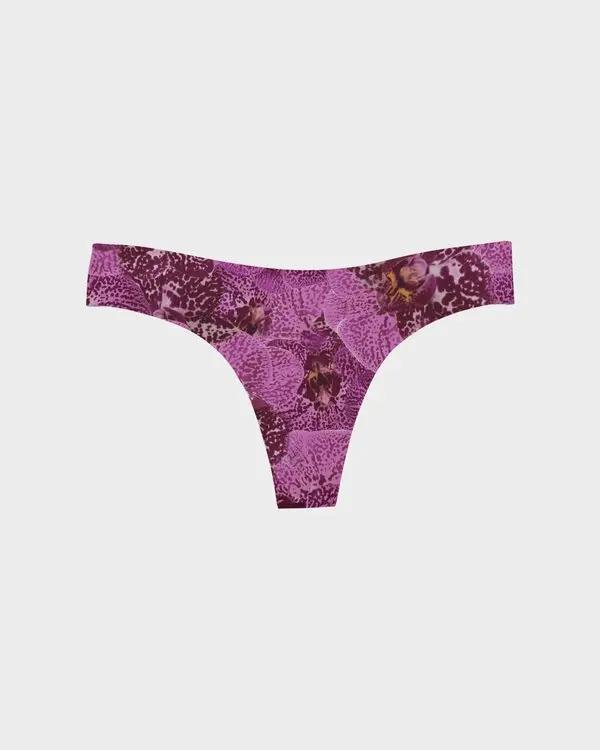 EBY Thong Panties, Seamless - Orchid