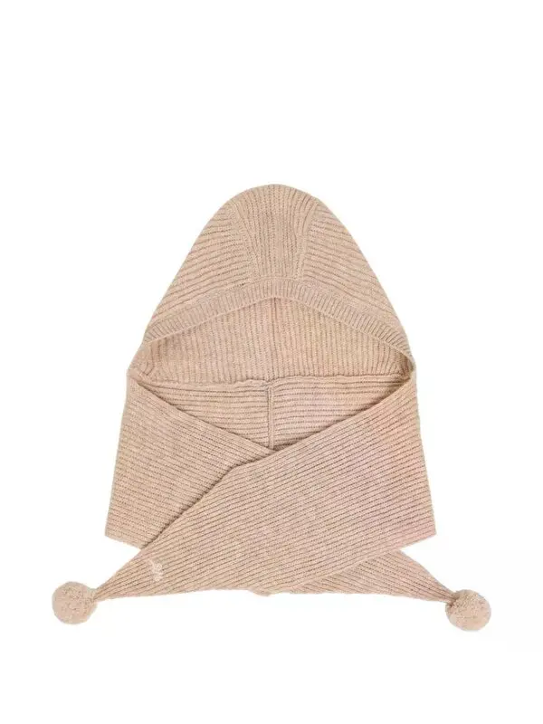 DAMSON MADDER Pom-pom Hood - Neutrals