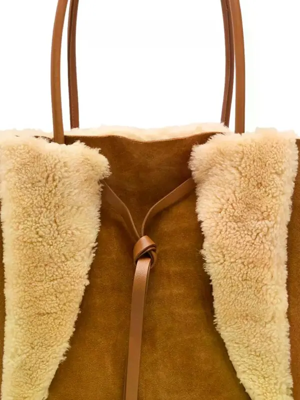 Gabriela Hearst Marija Shearling Tote Bag