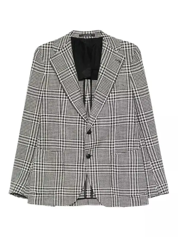 Tagliatore Checked Single-breasted Blazer
