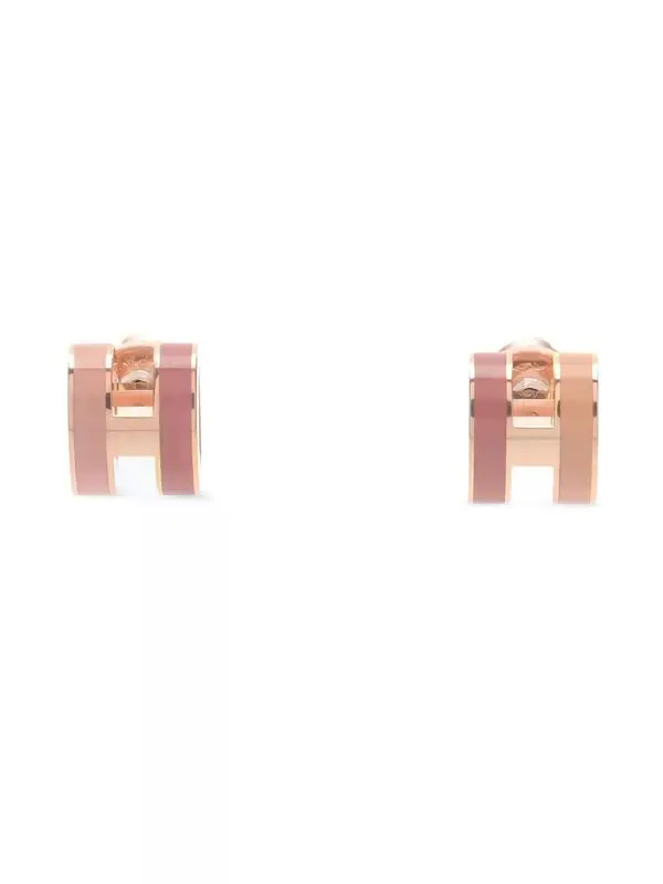Hermès 2010s Pop H Mini Earrings - Pink