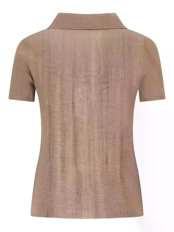 Max Mara V-neck Knit Top - Brown