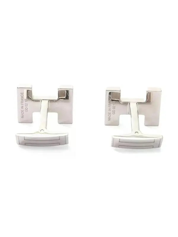 Hermès 10s Quiz Rainbow Cufflink