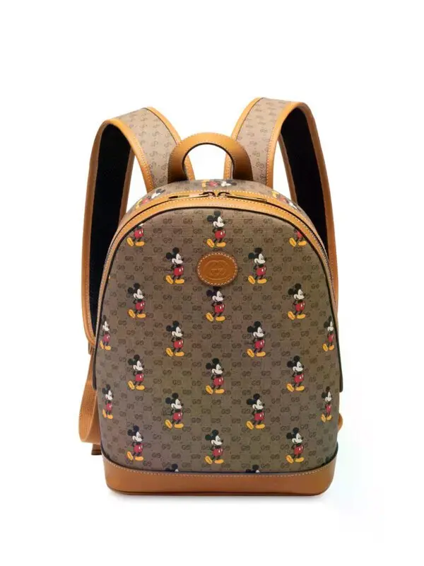 Gucci 2016-2025 Disney Small Micro Gg Supreme Mickey Mouse Dome Backpack